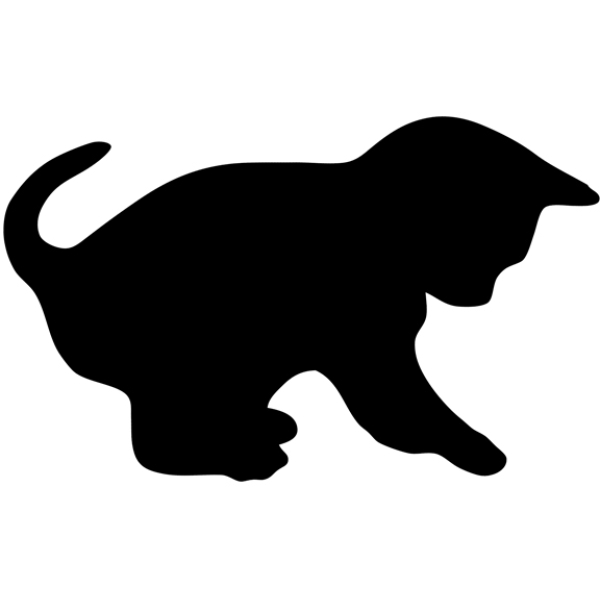 Lavagna a gesso liquido Securit Silhouette Forma di Gatto - 133916 ...