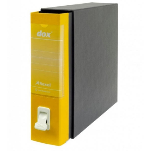 Raccoglitore a leva Esselte Dox 2 dorso 8 cm protocollo giallo 23x34 cm ...