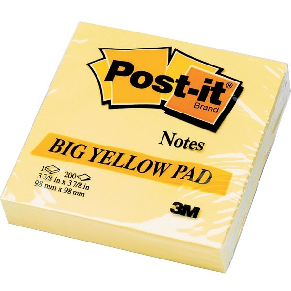 Blocchi memo adesivi Post-It Notes giallo canary - 100x100 mm - 200 ...