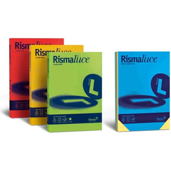 Cartoncino colorato A3 Favini Rismaluce (200 gr) assortiti - tinte ...