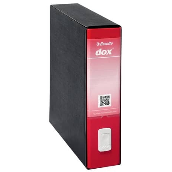 Raccoglitore a leva Esselte Dox 10 dorso 8 cm protocollo rosso 46x31,5 ...