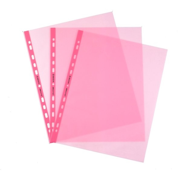 Buste forate rosa A4 Favorit Top alto spessore - liscia 22x30 cm (conf ...