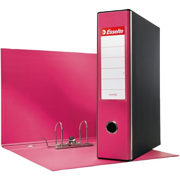 Raccoglitore a leva Esselte Eurofile G55 dorso 8 cm protocollo fucsia ...