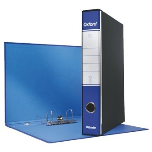 Raccoglitore a leva Esselte Oxford G84 dorso 5 cm protocollo blu 23x33 ...