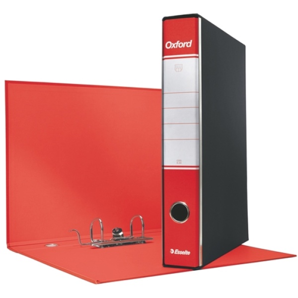 Raccoglitore a leva Esselte Oxford G84 dorso 5 cm protocollo rosso ...