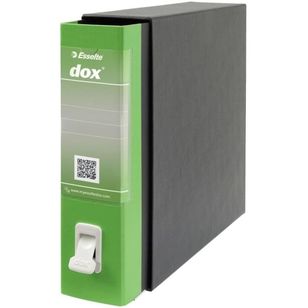 Raccoglitore a leva Esselte Dox 2 dorso 8 cm protocollo verde greenery ...