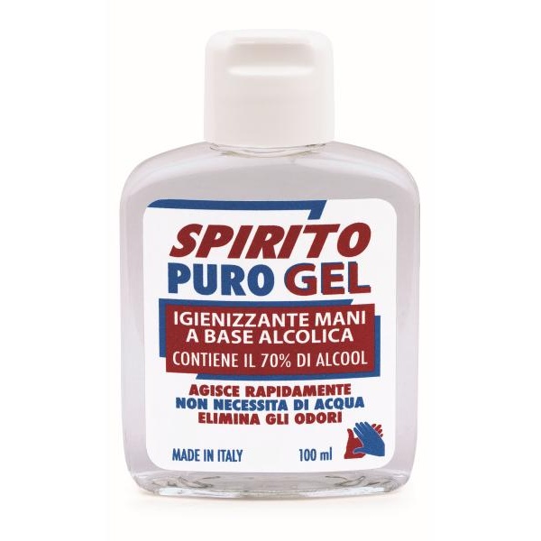 Gel igienizzante mani U.D. Spirito Puro Alcool 70% - 100 ml ...