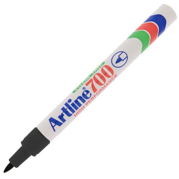 Marcatore permanente Artline A 700 nero punta tonda 0,7 mm ...