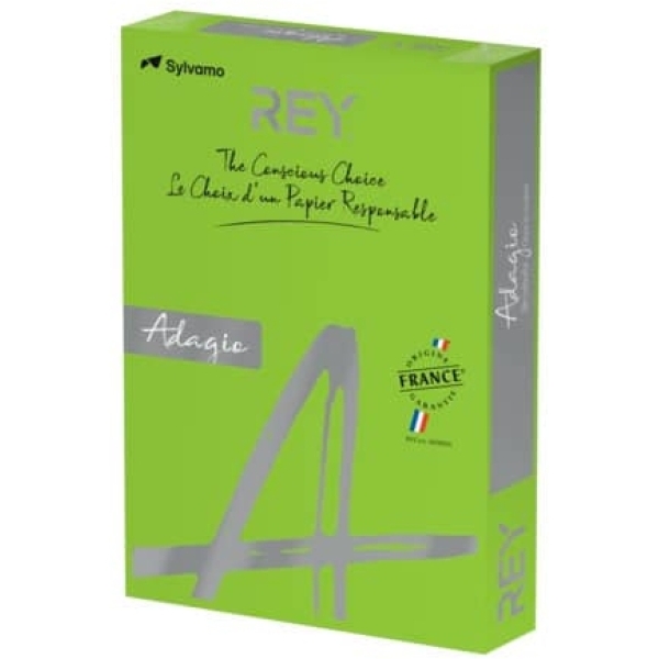 Carta colorata A3 International Paper Rey Adagio (80 gr) verde - tinte ...