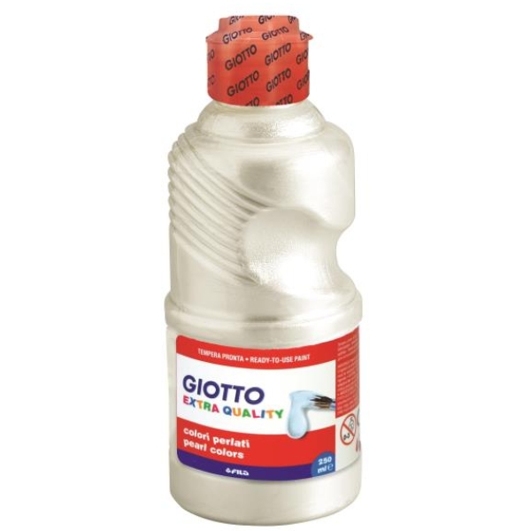 Tempera pronta lavabile Giotto Pearl bianca - 250 ml | UfficioDiscount.it