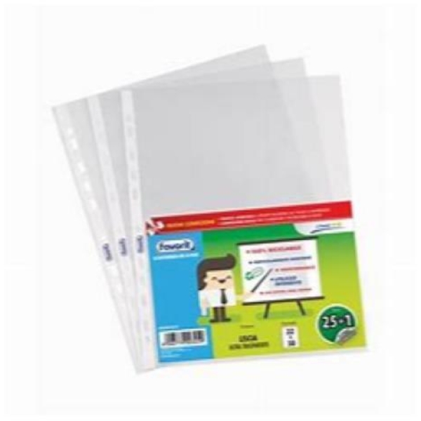 Buste forate trasparenti A4 Favorit Linear medio spessore - liscia ...