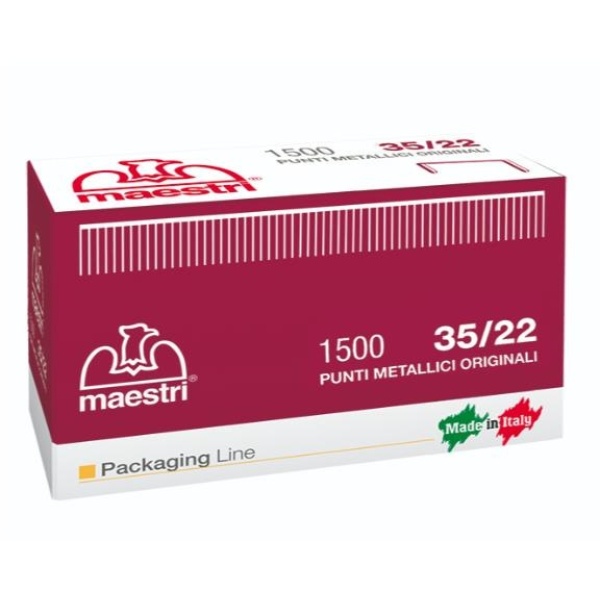 Punti 35/22 per cucitrici Ro-ma - 1500 punti | UfficioDiscount.it