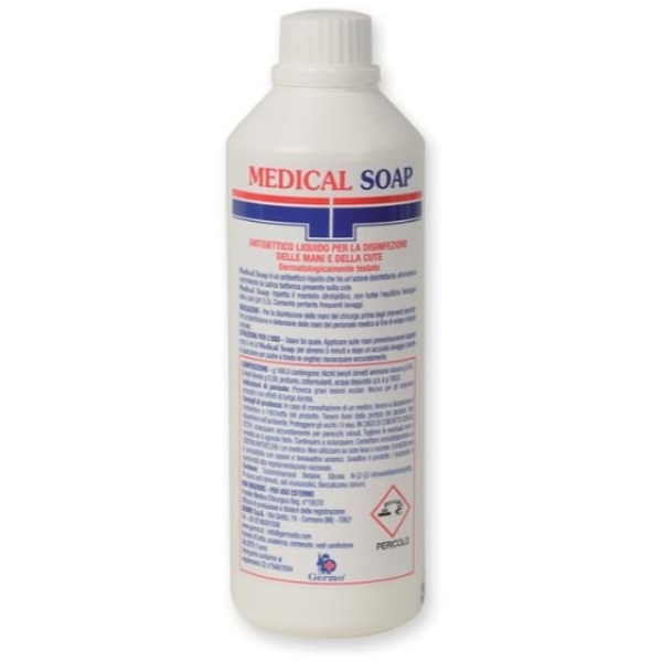 Sapone disinfettante uso cutaneo Germo Medical Soap - 500 ml ...