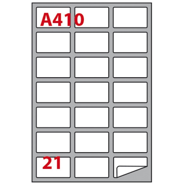 Etichette multiuso bianche Markin A/410 - 63,5 x 38,1 mm - 2100 ...