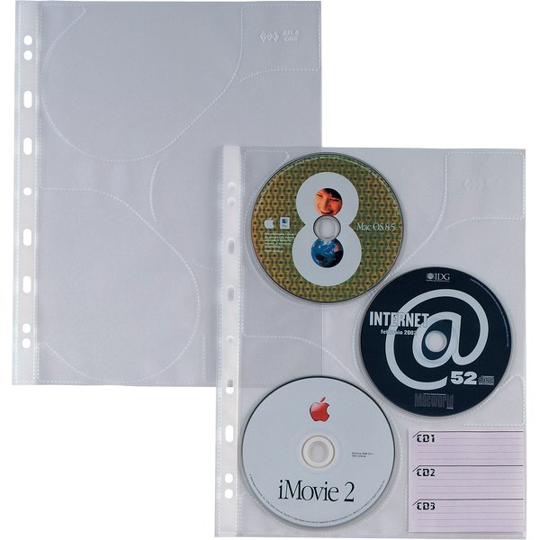Buste porta CD e DVD perforate Sei Rota Atla Cd 3 - 662509 - Conf. 10 ...
